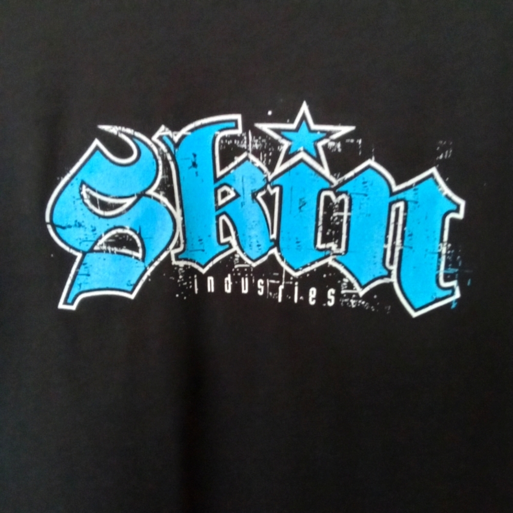 Genuine Skin Industries Black T-Shirt Size L - Gem